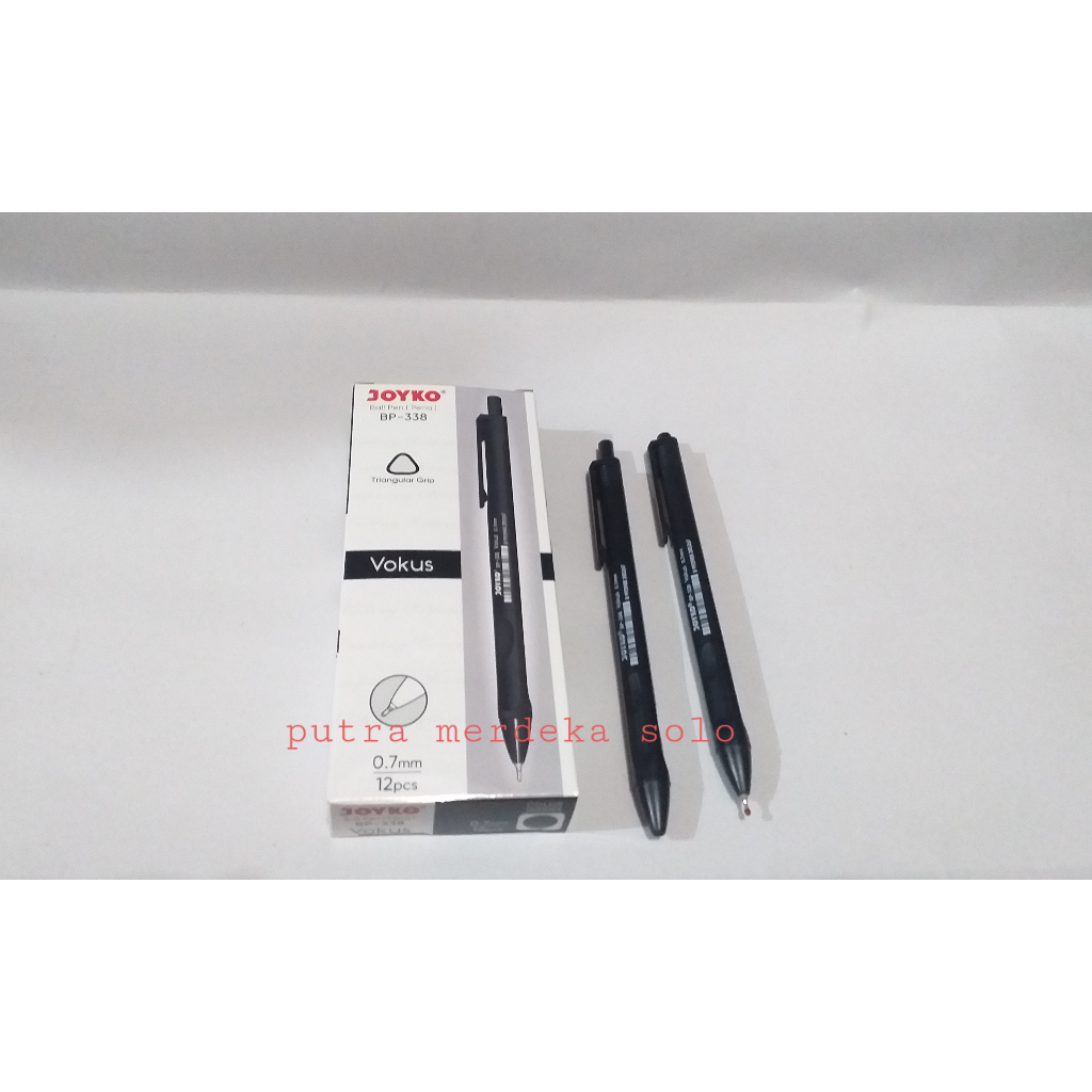 Jual Ballpoint, Bolpen, Pulpen Joyko Vokus BP-338 0.7mm | Shopee Indonesia