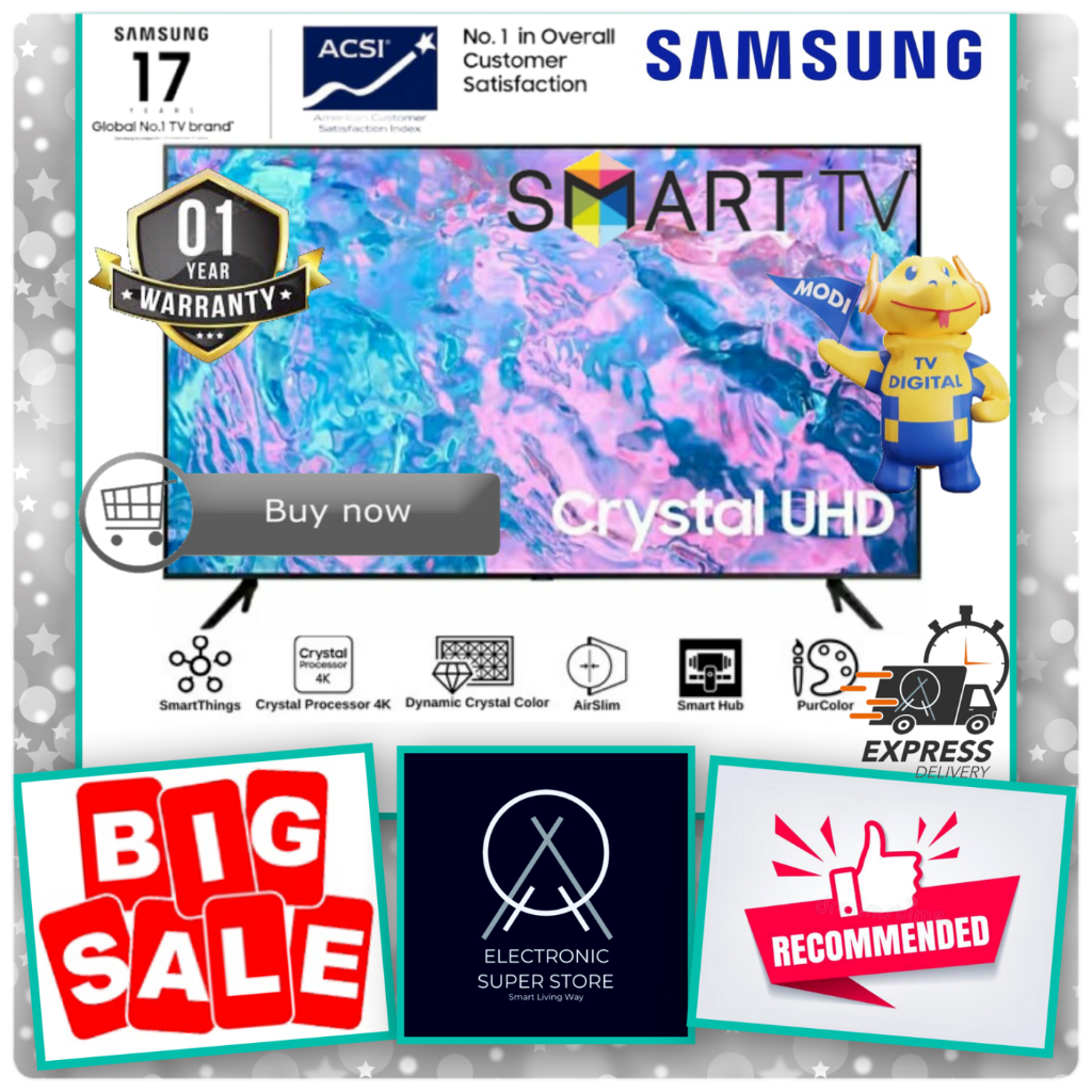 Jual SAMSUNG 43CU7000 CRYSTAL 4K UHD SMART TV 43 INCH UA43CU7000KXXD LED TV SAMSUNG UHD SMART TV ...