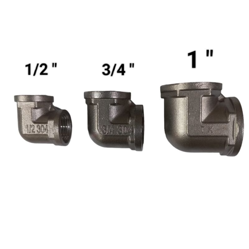 Jual Elbow stainless 304 drat dalam / knee sambungan kran air stainless 304 | Shopee Indonesia
