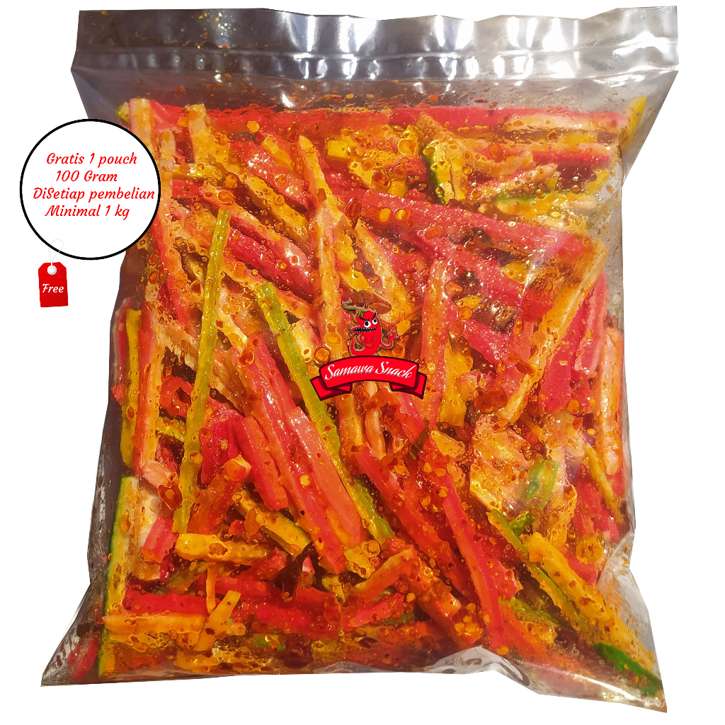 Jual Seblak beton rasa pedas cikruh kemasan jumbo 1 kg | Shopee Indonesia