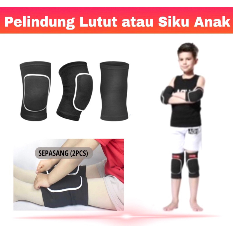 Jual Pelindung Lutut Kaki atau Pelindung Siku Anak Knee Pad sepasang ...