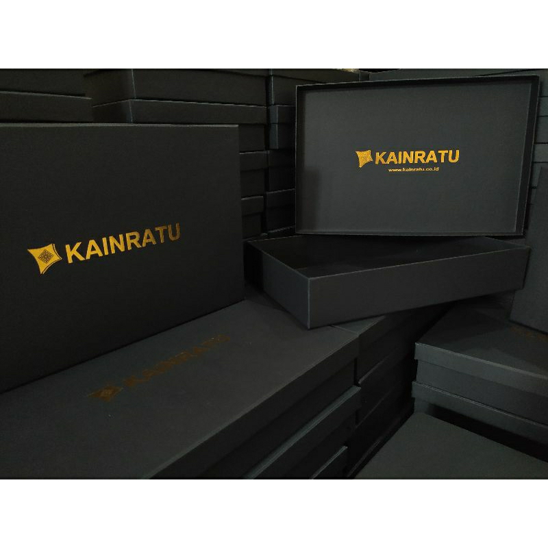 Jual CEK HARGA SESUAI UKURAN BOX DULU- kotak kado hitam/ hardbox hitam ...