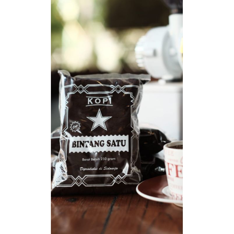 Jual Kopi bubuk bintang satu 250gr | Shopee Indonesia