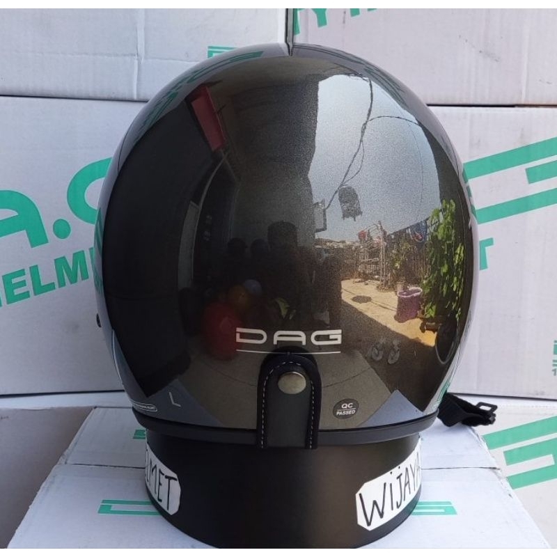 Jual HELM BOGO DAG CGR RETRO SOLID ORIGINAL | Shopee Indonesia