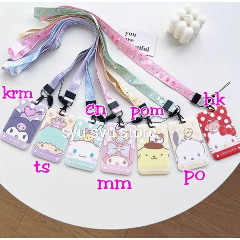 Jual Name tag Melody Kuromi Cinnamoroll Hello Kitty Pochacco ...