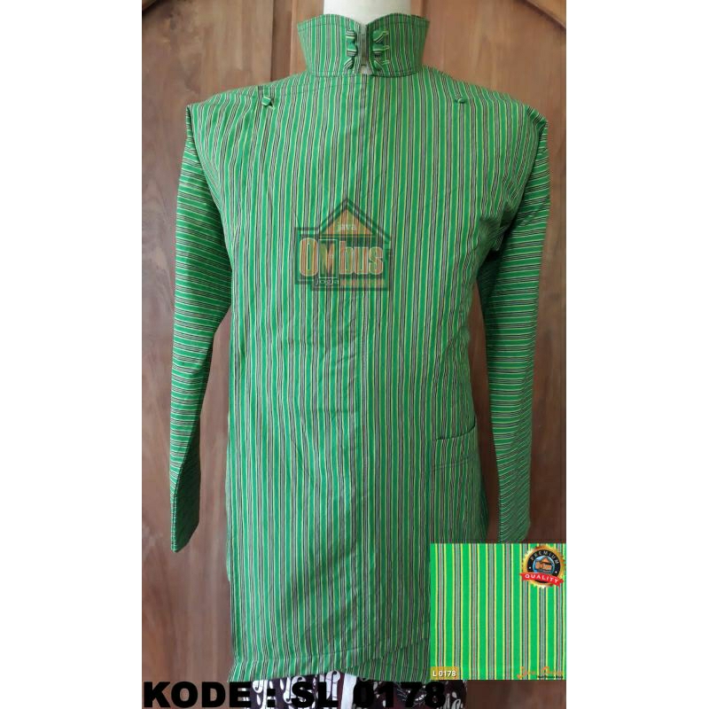 Jual Surjan Lurik Alusan Grade A Kode SL 0178 | Baju Jawa | Baju Lurik ...