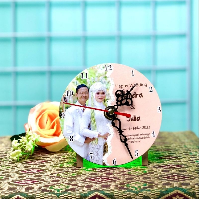 Jual Kado Pernikahan, Kado Jam Dinding Custom, Kado Ulang Tahun, Free ...