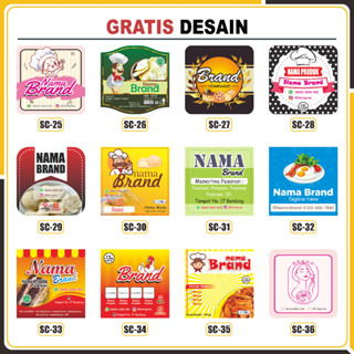 Jual Cetak Sticker Custom Bahan Cromo Label Stiker Kemasan Produk ...