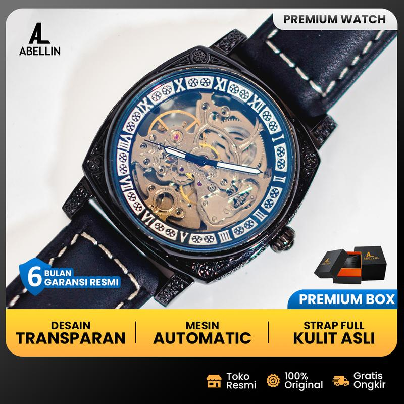 Jual ORION Automatic Jam Tangan Pria ABELLIN Original Tahan Air Fashion ...