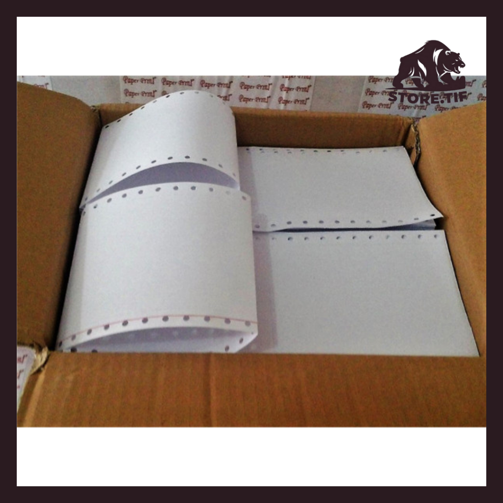 Jual Kertas Wartel Kasir Continuos Form NCR 2 rangkap Paper Size Resi ...