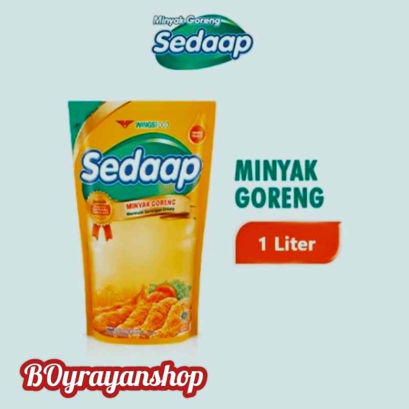 Jual Minyak Goreng Sedap 1Liter Kemasan | Shopee Indonesia