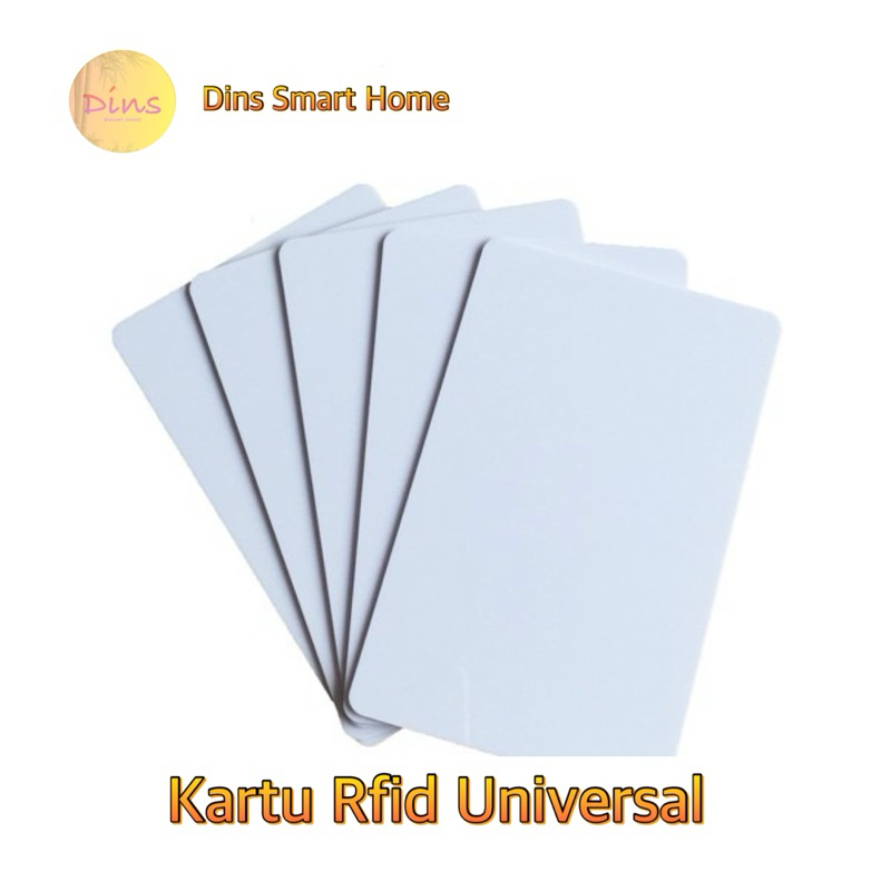 Jual Dins Kartu Rfid 13,56 mhz / 125 khz Rfid Card Universal | Shopee ...