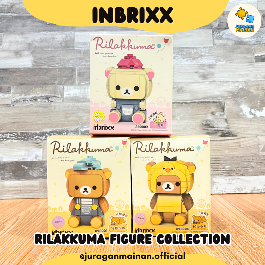 Jual INBRIXX Rilakkuma Figure - Bricks Rilakuma Karakter Anak lucu ...
