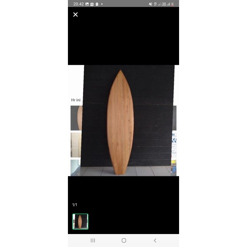 Jual papan surfing kayu 120cm untuk dekorasi | Shopee Indonesia
