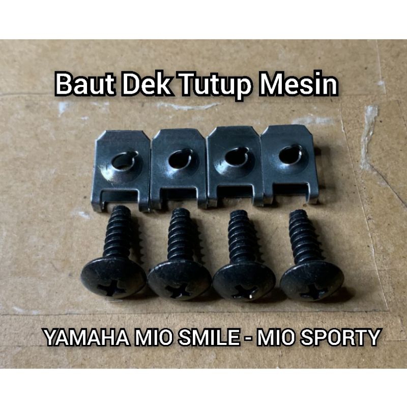 Jual Baut Set Cover Dek Tutup Mesin Yamaha Mio Sporty / Mio Smile ...