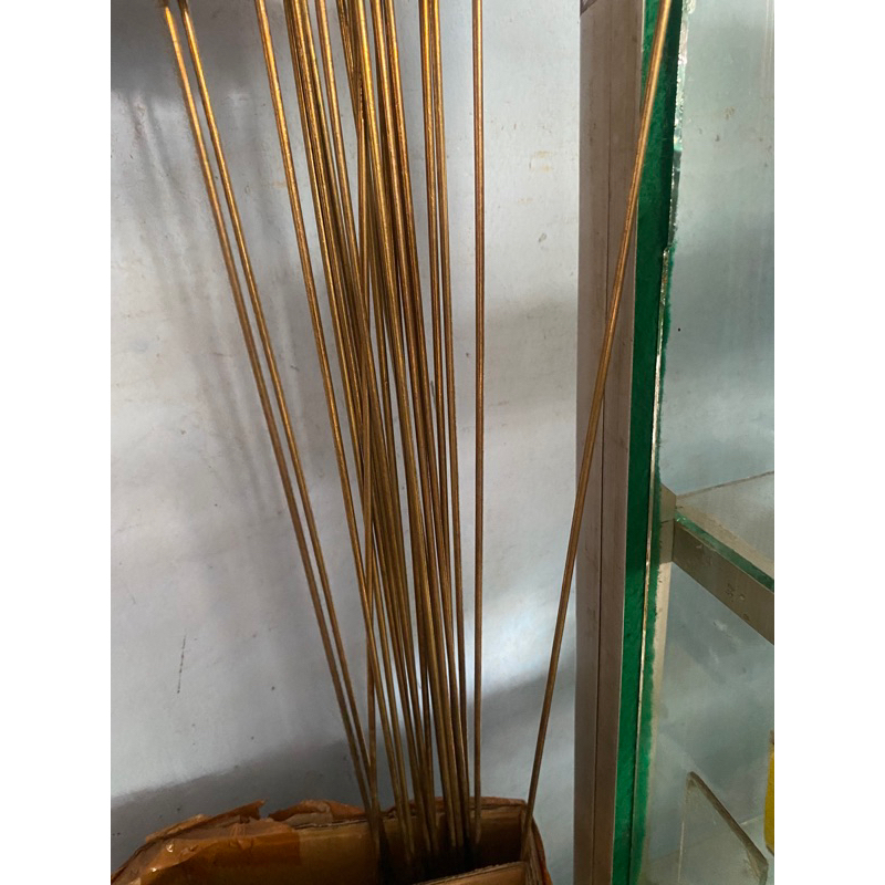 Jual kawat las kuningan tebal 3 mm(1 meter ) | Shopee Indonesia