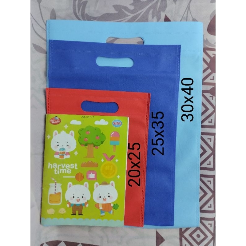Jual (grosir) goodiebag oval 20x25 Tas spunbond - goodiebag oval - tas ...