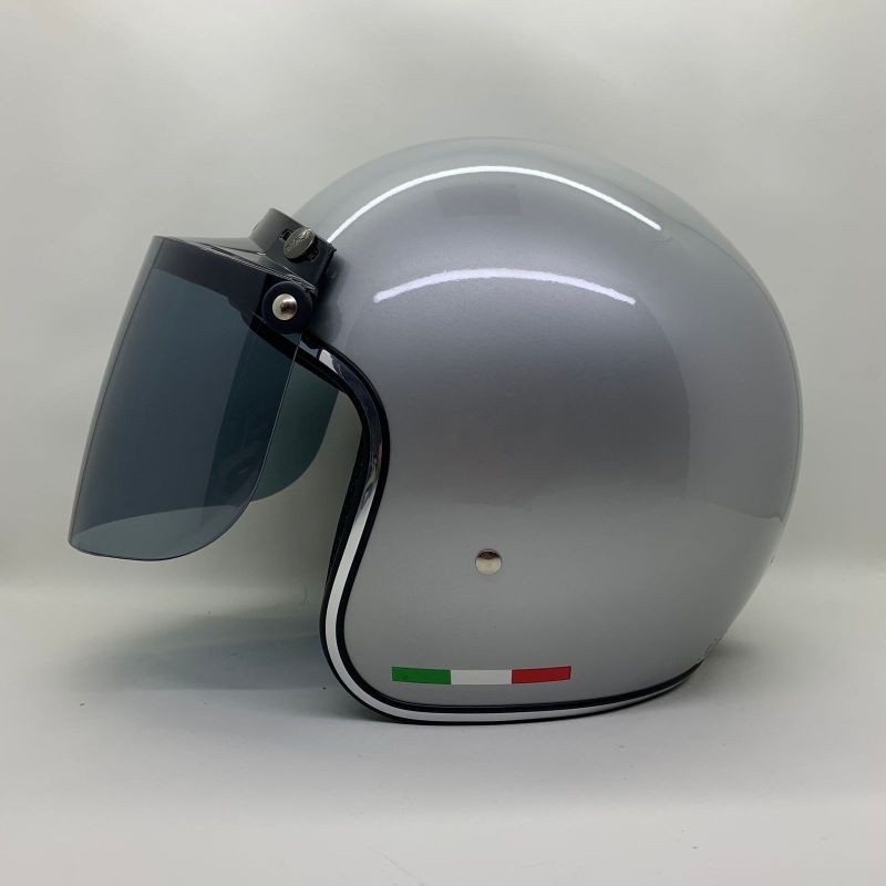 Jual HELM BOGO POLOS ORIGINAL KOMPLIT KACA | Shopee Indonesia