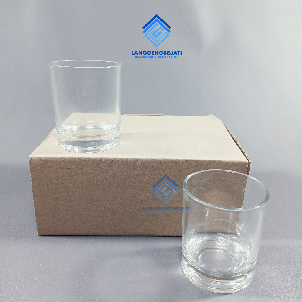 Jual [ 6 PCS ] GELAS KACA SLOKI / GELAS SELOKI / GELAS MINI / GELAS ...