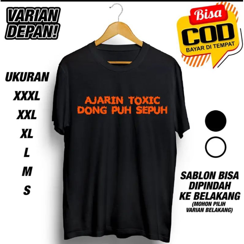 Jual KAOS VIRAL PUH SEPUH AJARIN TOXIC DONG PUH SEPUH | Shopee Indonesia