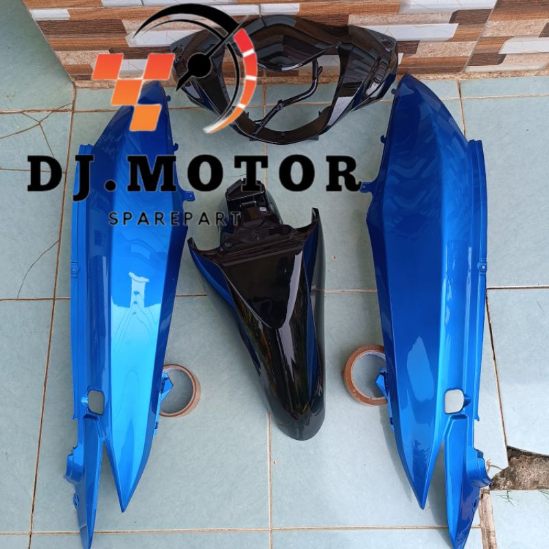 Jual cover full body halus honda spacy biru hitam | Shopee Indonesia