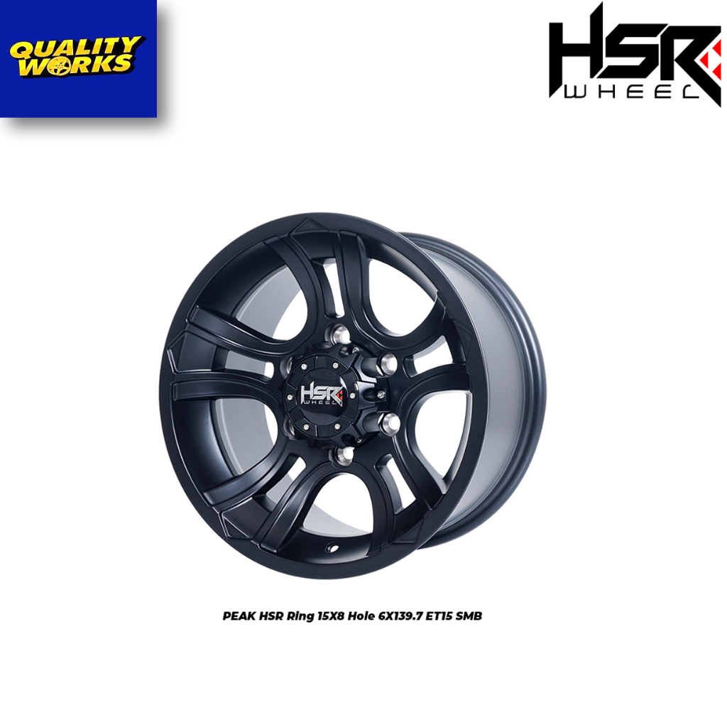 Jual Velg Ford ranger R15 pelek HSR PEAK Ring 15 lebar 8 baut 6x139 ...