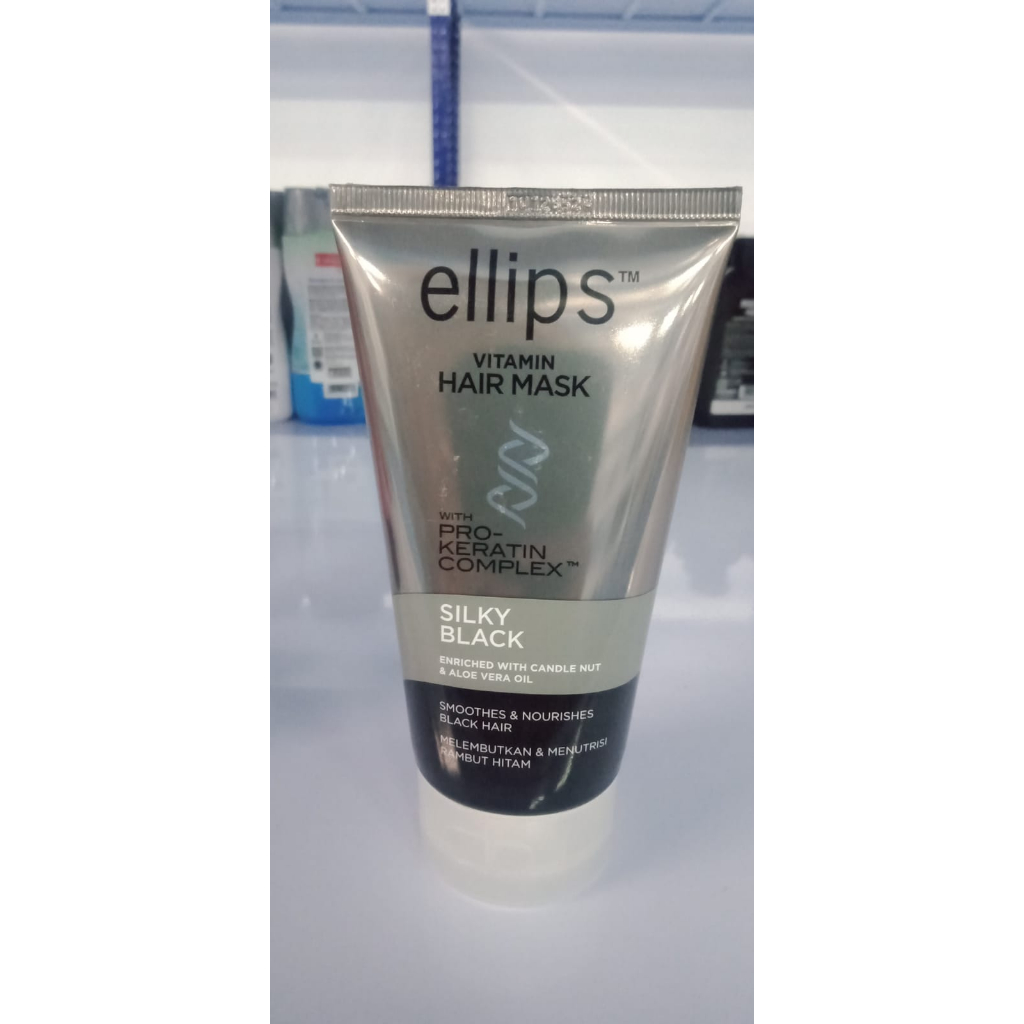Jual Ellips HM Silky Black Tube 120g | Shopee Indonesia