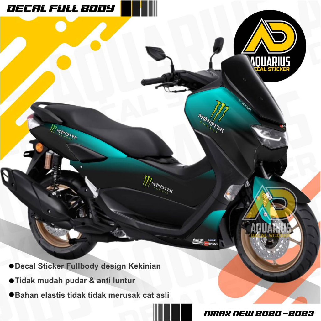 Jual Decal Fullbody Nmax New 2020-2023 / Sticker Variasi Yamaha Nmax ...