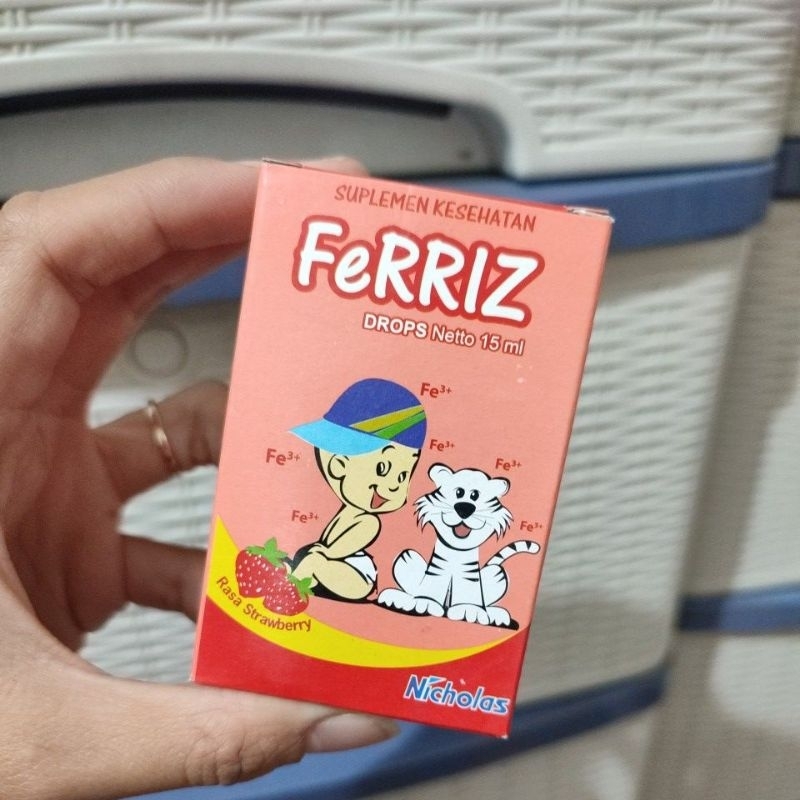 Jual Ferriz Ferro DROPS 15ml SIRUP 100ml vitamin zat besi bayi anak ...