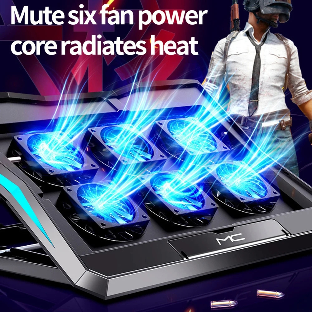 Jual Laptop 6 Kipas Kipas Fan Pendingin Laptop Portable Cooler for 10 ...