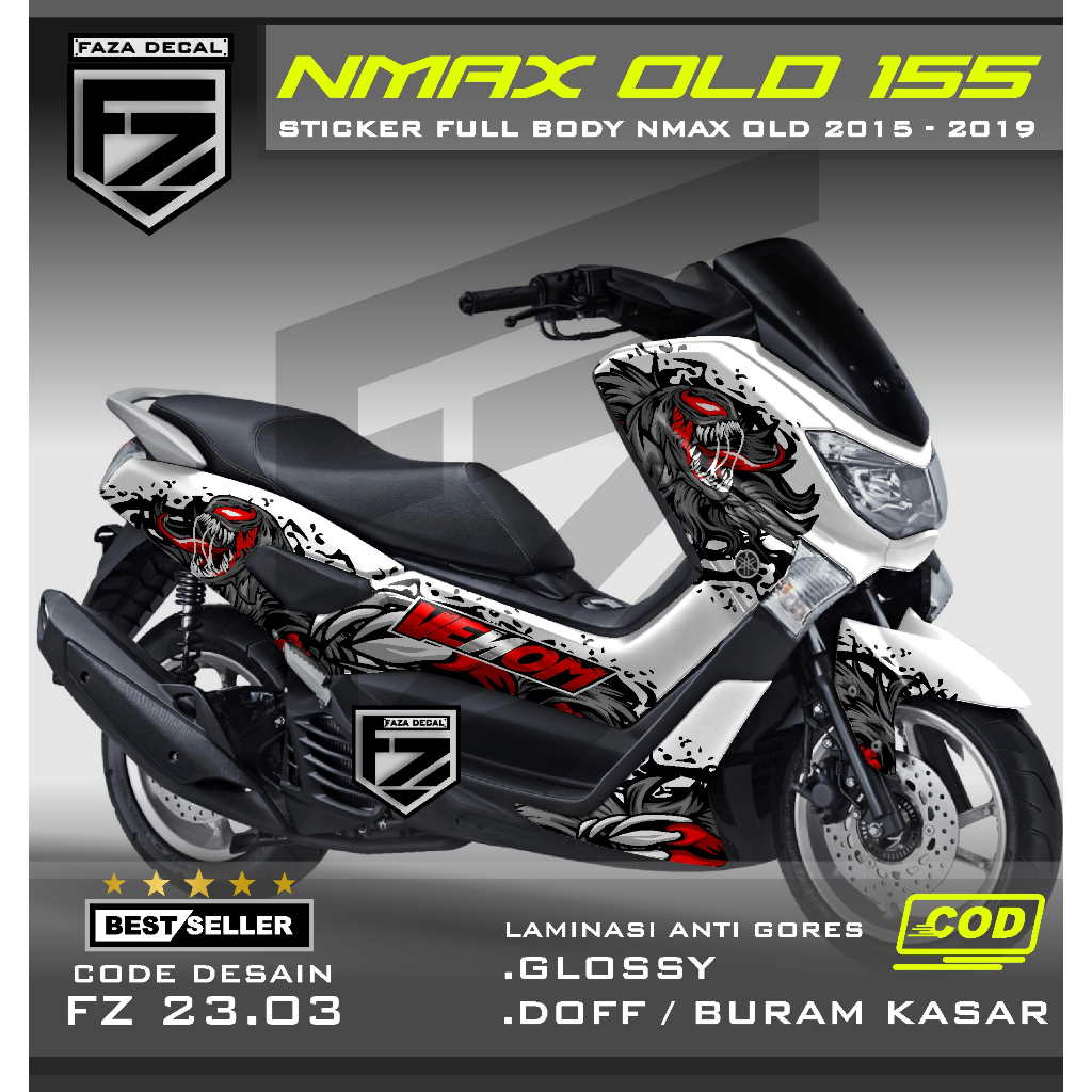 Jual (COD)Decal Sticker NMAX Old Full body - STIKER Motor YAMAHA NMAX ...