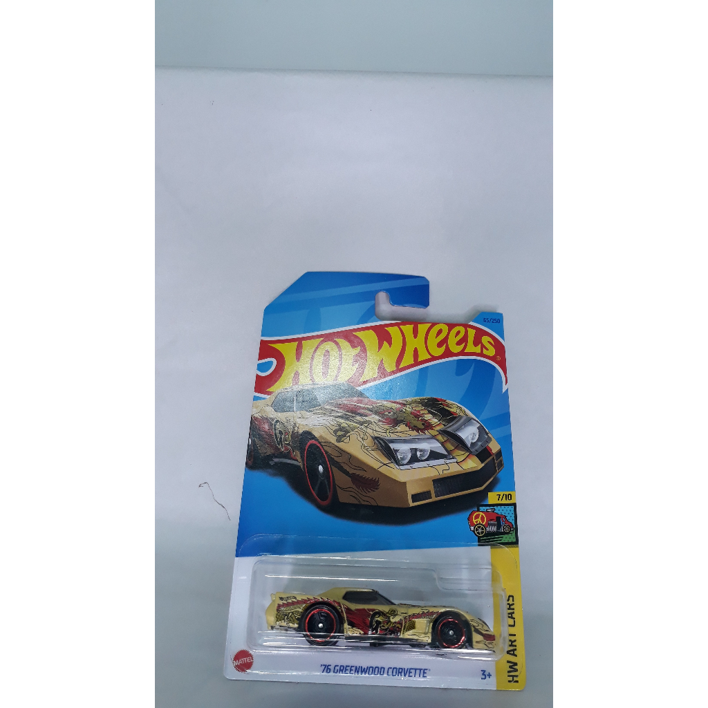 Jual Hot Wheels 76 Greenwood Corvette krem cream Tampo Naga | Shopee ...