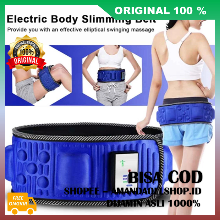 Jual Electric Body Slimming Sabuk Getar Alat Pembakar Lemak Perut ...