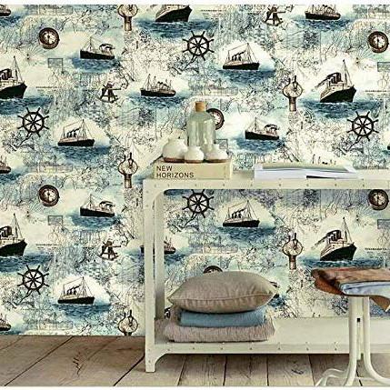 Jual Wallpapper Sticker Motif Bajak Laut Kapal Laut terbaru murah cod ...