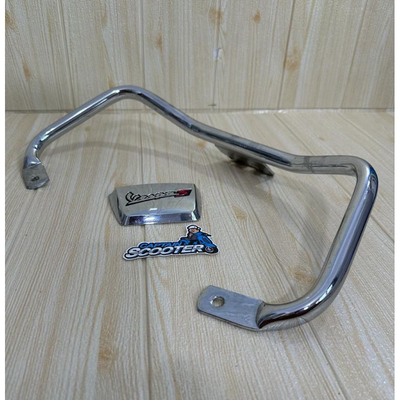 Jual Rack Rearrack Behel Ori Original Chrome Vespa S Piaggio LX LXV 3v ...