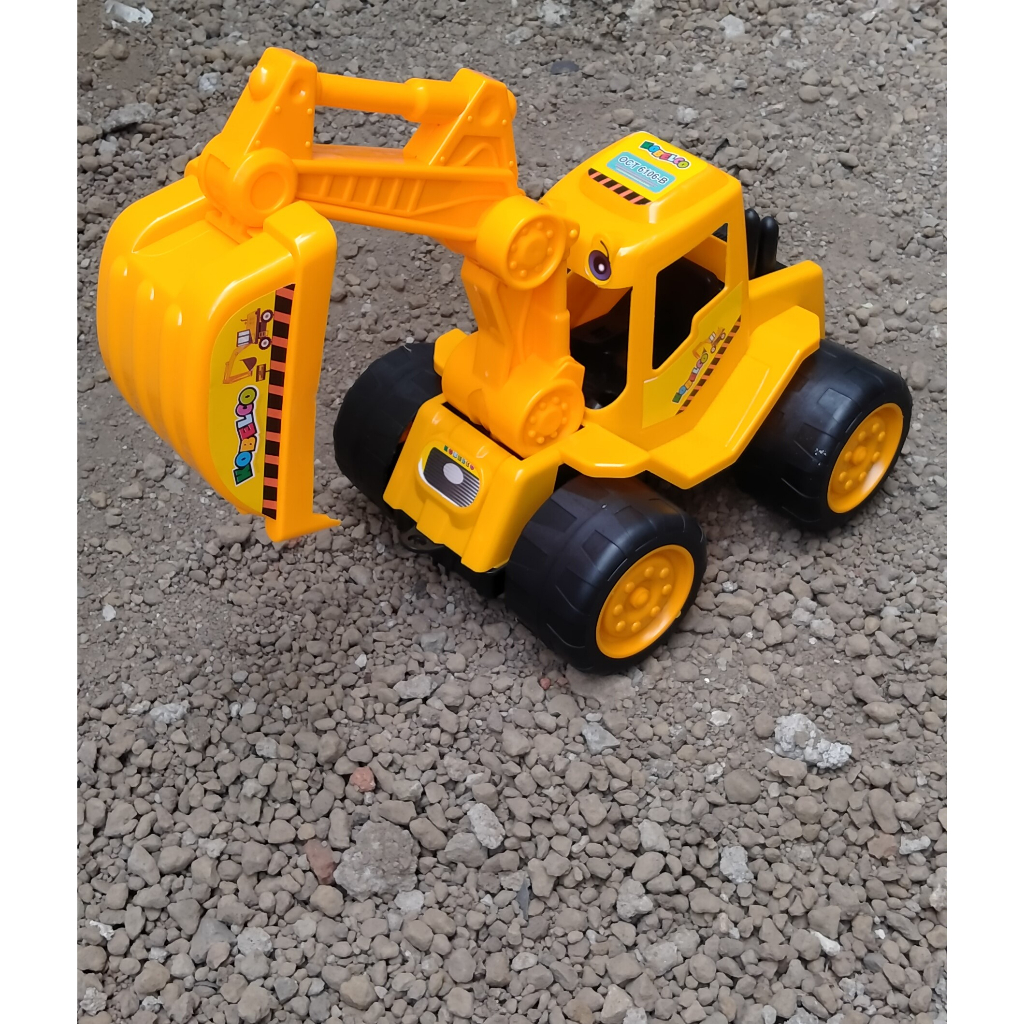 Jual beko mainan anak kobelco konstruksi roda besar | Shopee Indonesia