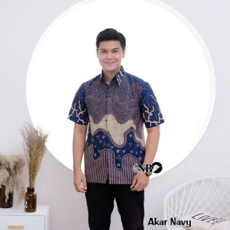 Jual Batik Wanita Modern Kancing Depan Lengan Balon Blus Akarsana by ...