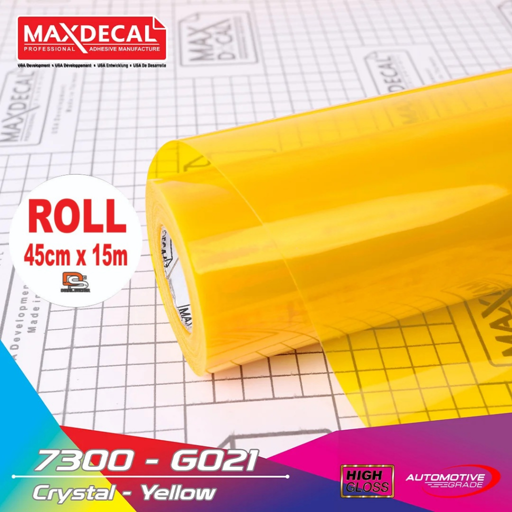 Jual ROLL Sticker Stiker Maxdecal Max Decal 7300 SERIES 45cm x 15m ROLL ...