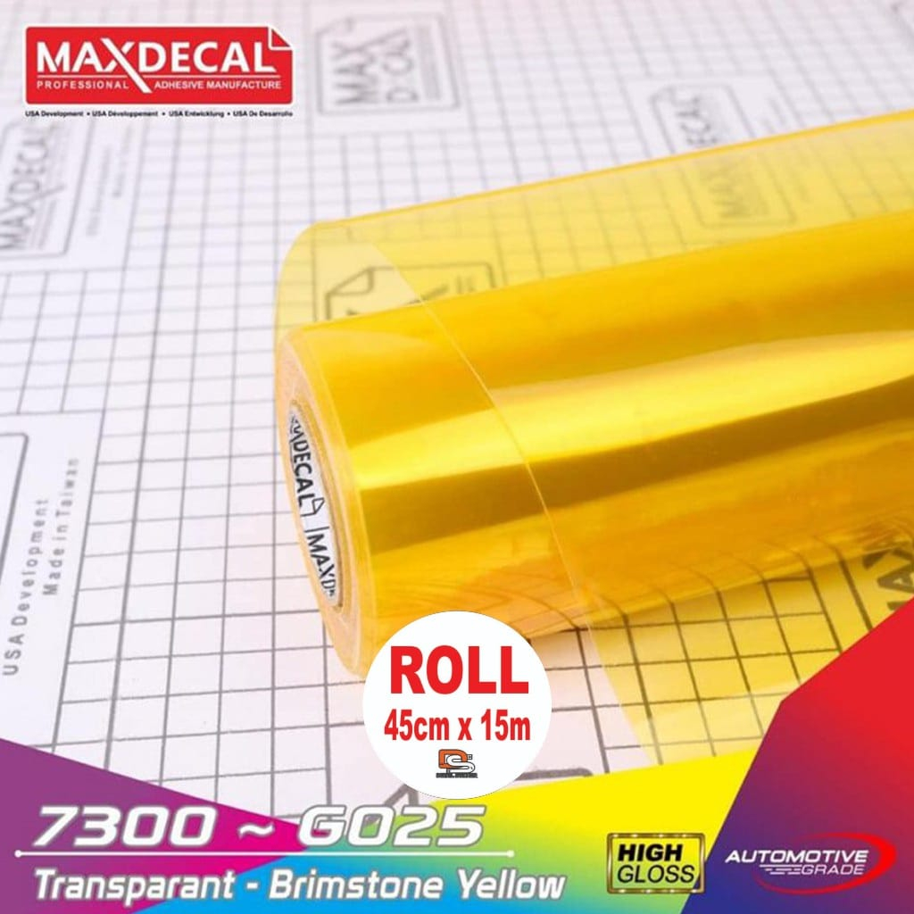 Jual ROLL Sticker Stiker Maxdecal Max Decal 7300 SERIES 45cm x 15m ROLL | Shopee Indonesia