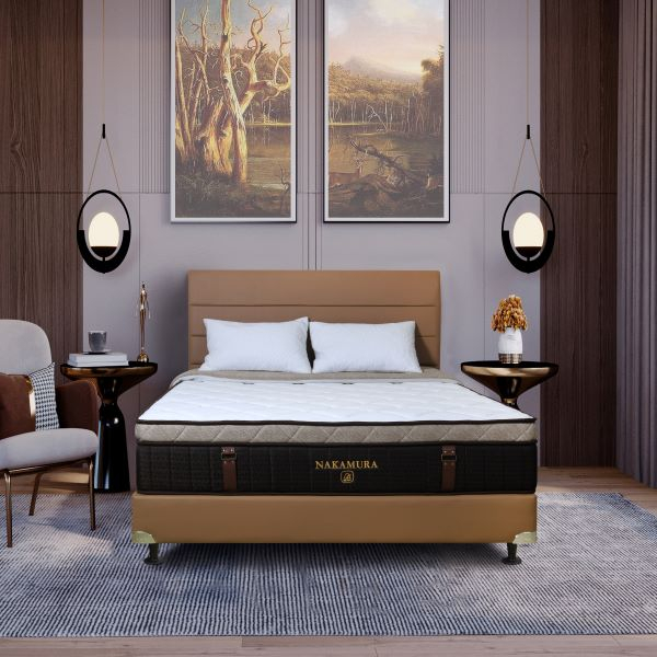 Jual Kasur Latex Spring Bed Airland new Nakamura Set | Shopee Indonesia