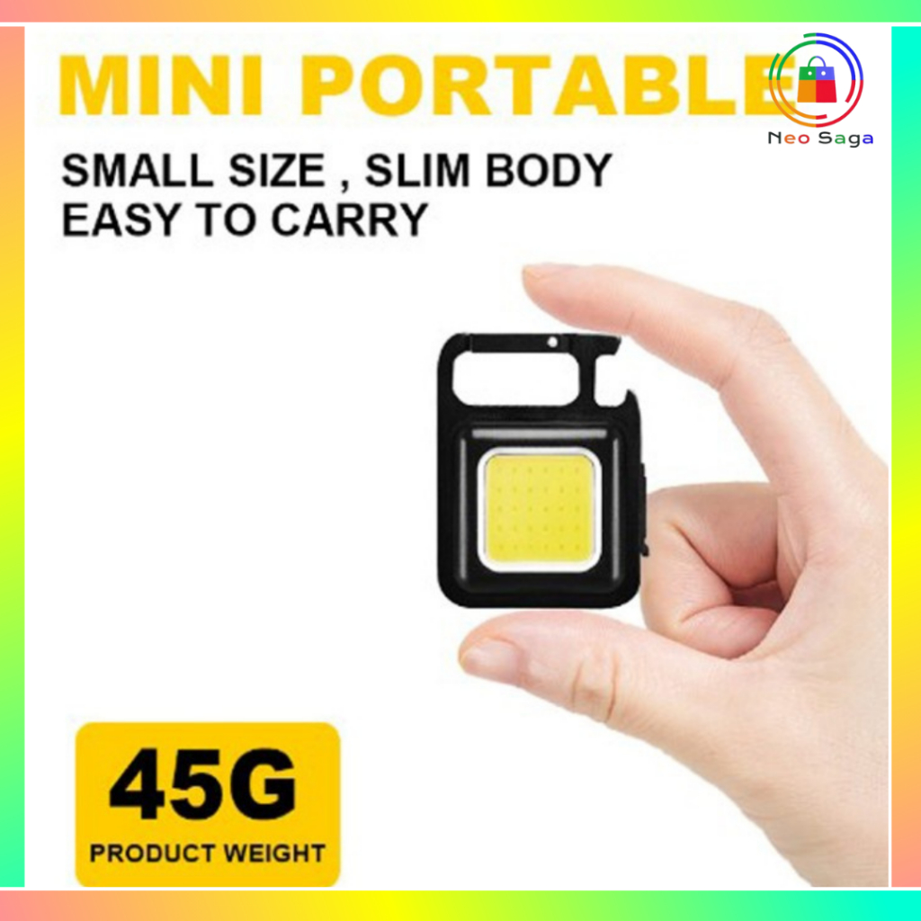 Jual Lampu Senter Mini Super Terang Flashlight LED Portable Cas USB ...