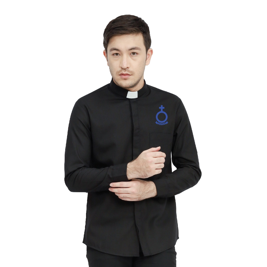Jual Pendeta - Kemeja Collar Pria Panjang - Bordir Gereja - Jos Miracle ...