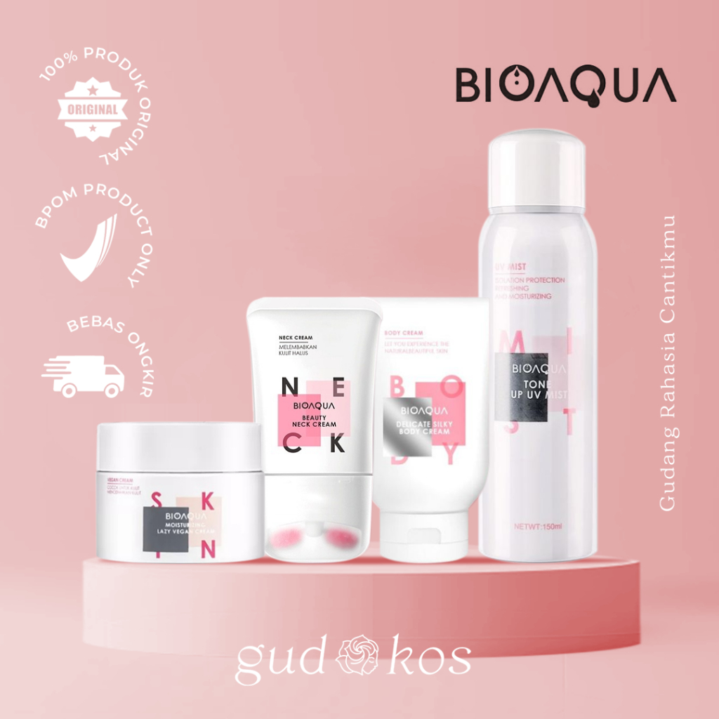 Jual BIOAQUA Deep Moisturizing Series / Vegan Neck Body Cream 180 ML ...