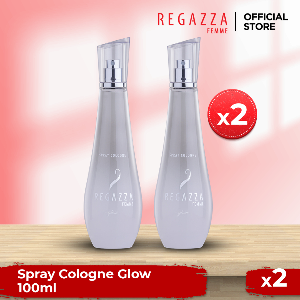 Jual Regazza Femme Eau De Toilette (EDT) Glow (White) 100ml x2 | Shopee ...