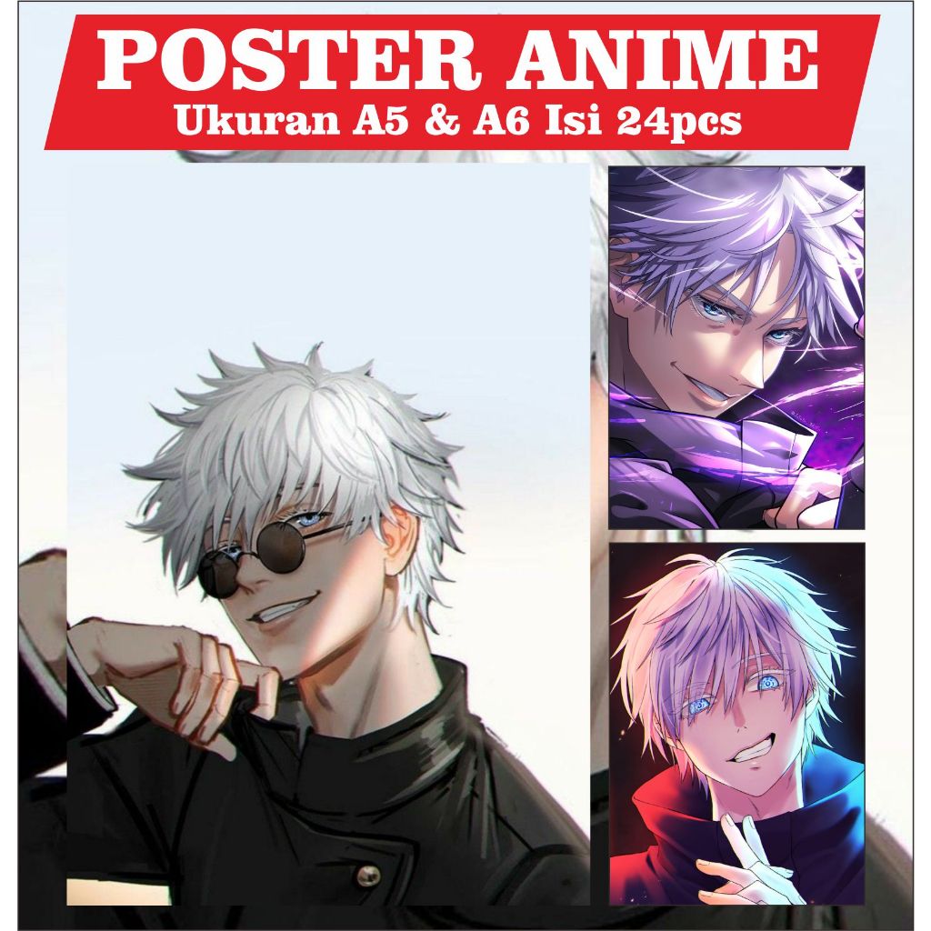 Jual Poster Anime 24pcs // Poster aesthetic // poster dinding // poster ...