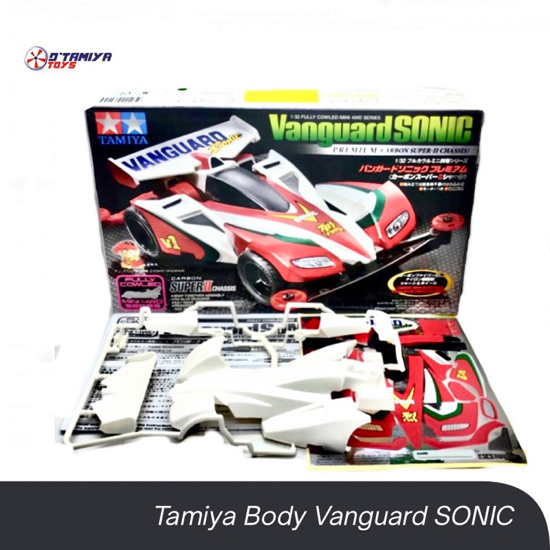 Jual Tamiya 19435 Body Vanguard SONIC Premium Original Super 2 Chassis ...