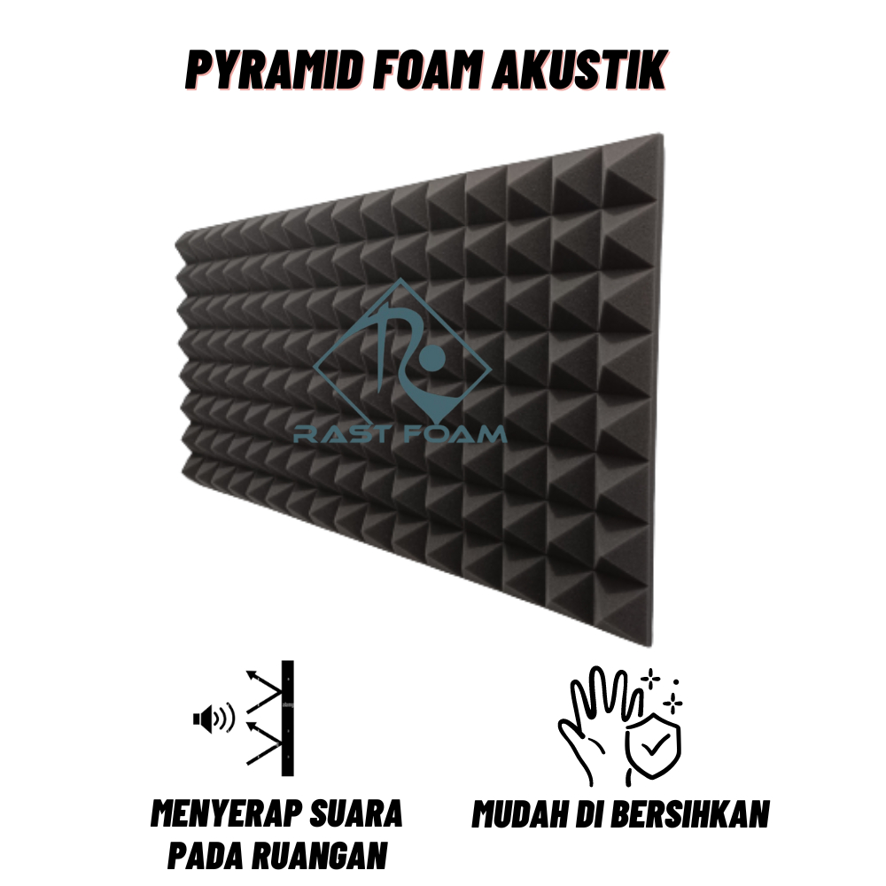 Jual Busa Peredam Suara Studio - Busa Pyramid Acoustik Foam Peredam ...