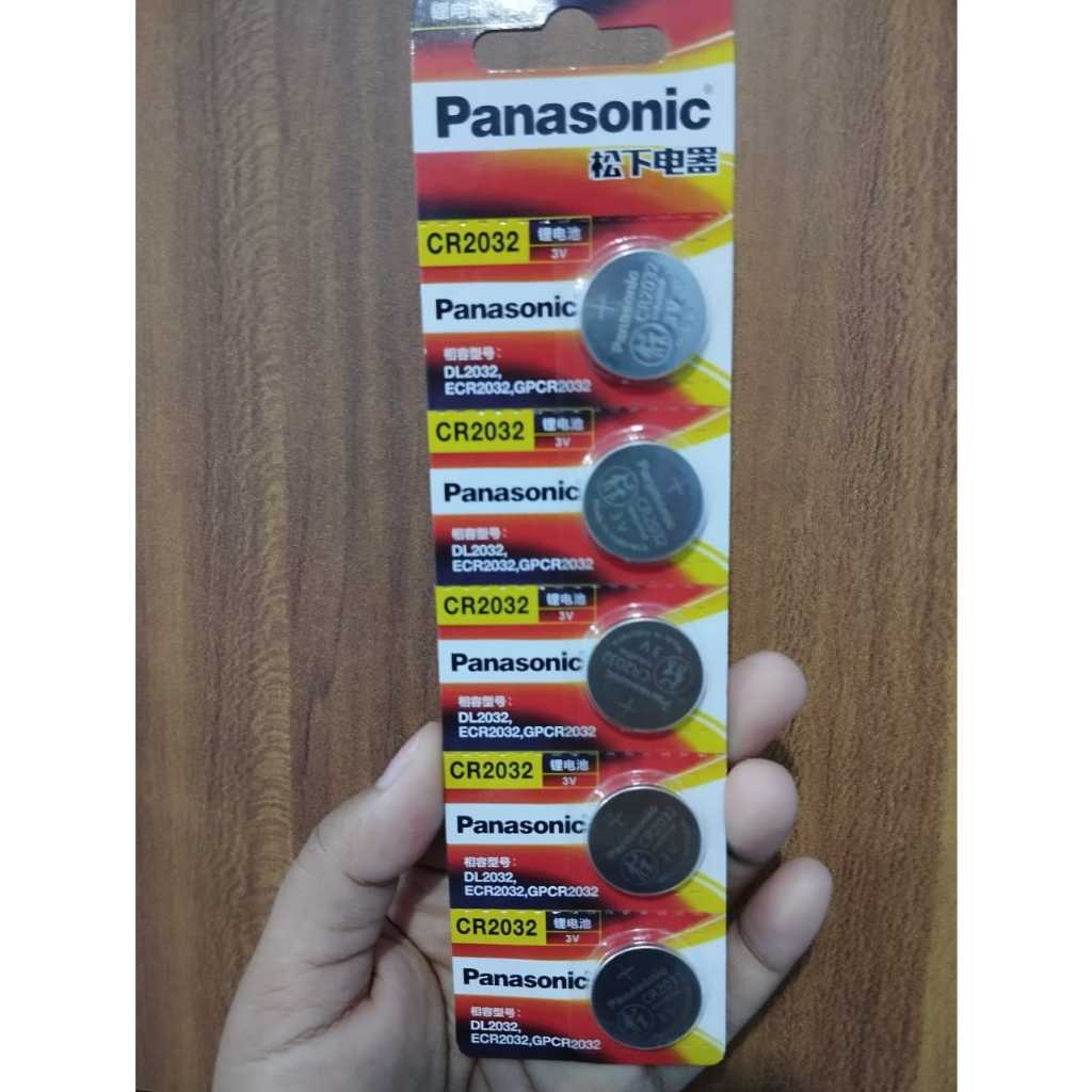 Jual Baterai Cmos Panasonic CR2032 isi 1pcs lembar Original Battery ...