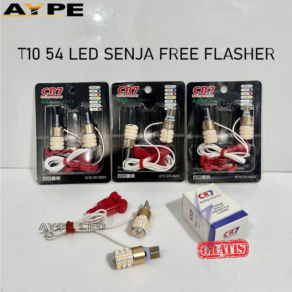 Jual ORIGINAL LAMPU LED SENJA SEIN MOTOR T10 54 MATA LED DAJJAL 2 IN 1 ...