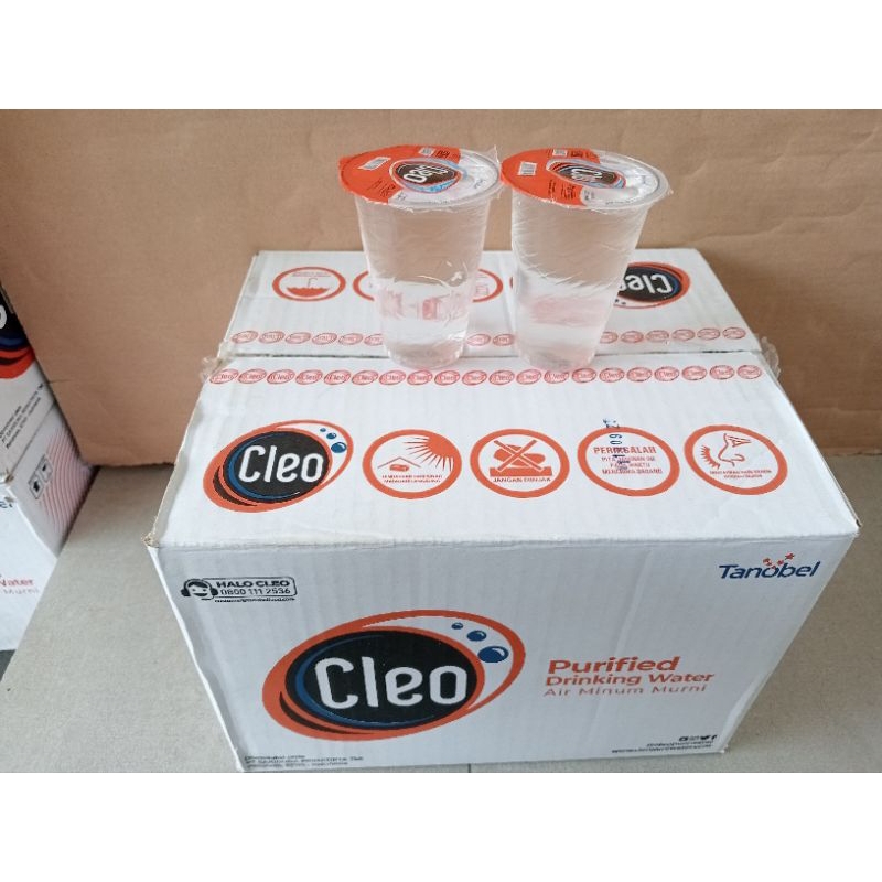 Jual Cleo cup 220 ml isi 40 | Shopee Indonesia